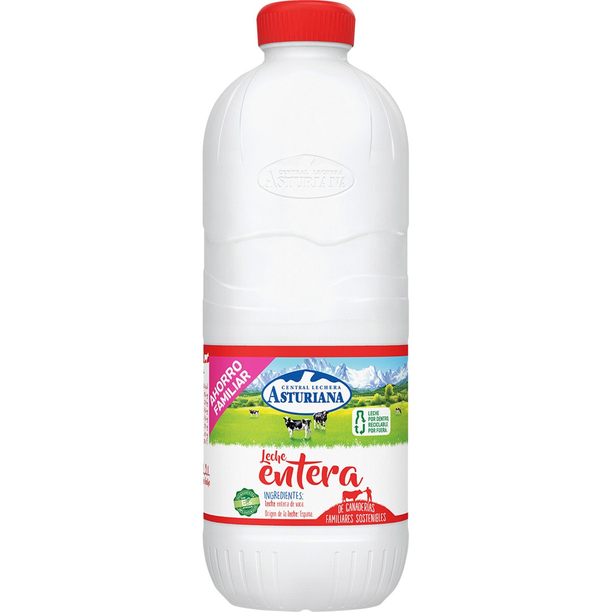 Comprar Leche entera botella 2,2 l · ASTURIANA · Supermercado ...