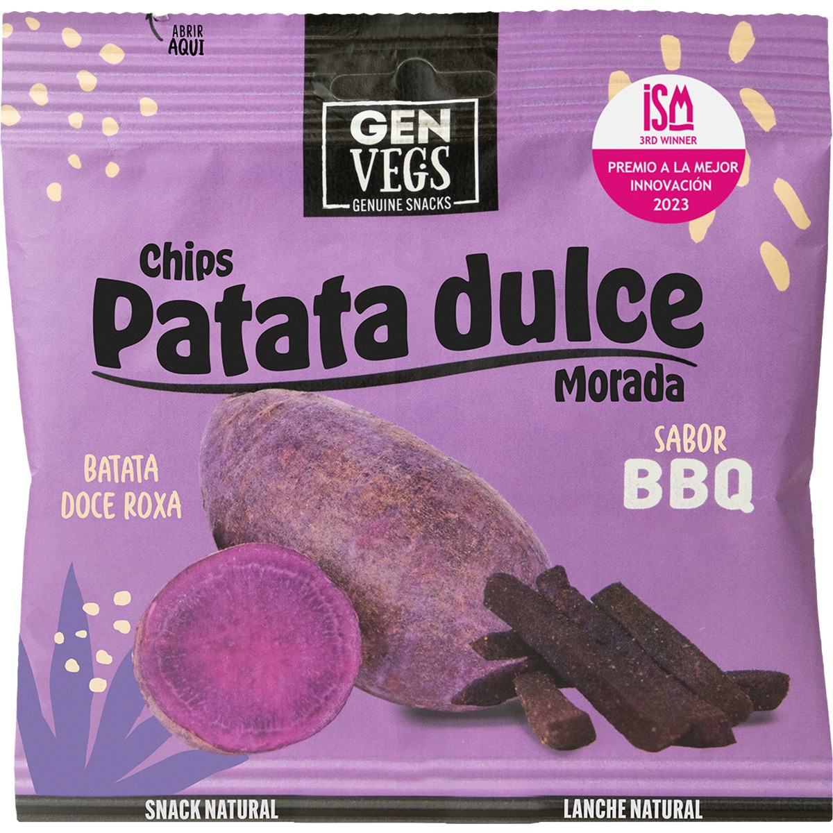 Patata chips dulce morada sabor bbq bolsa 45 g · GENUINE COCONUT ...