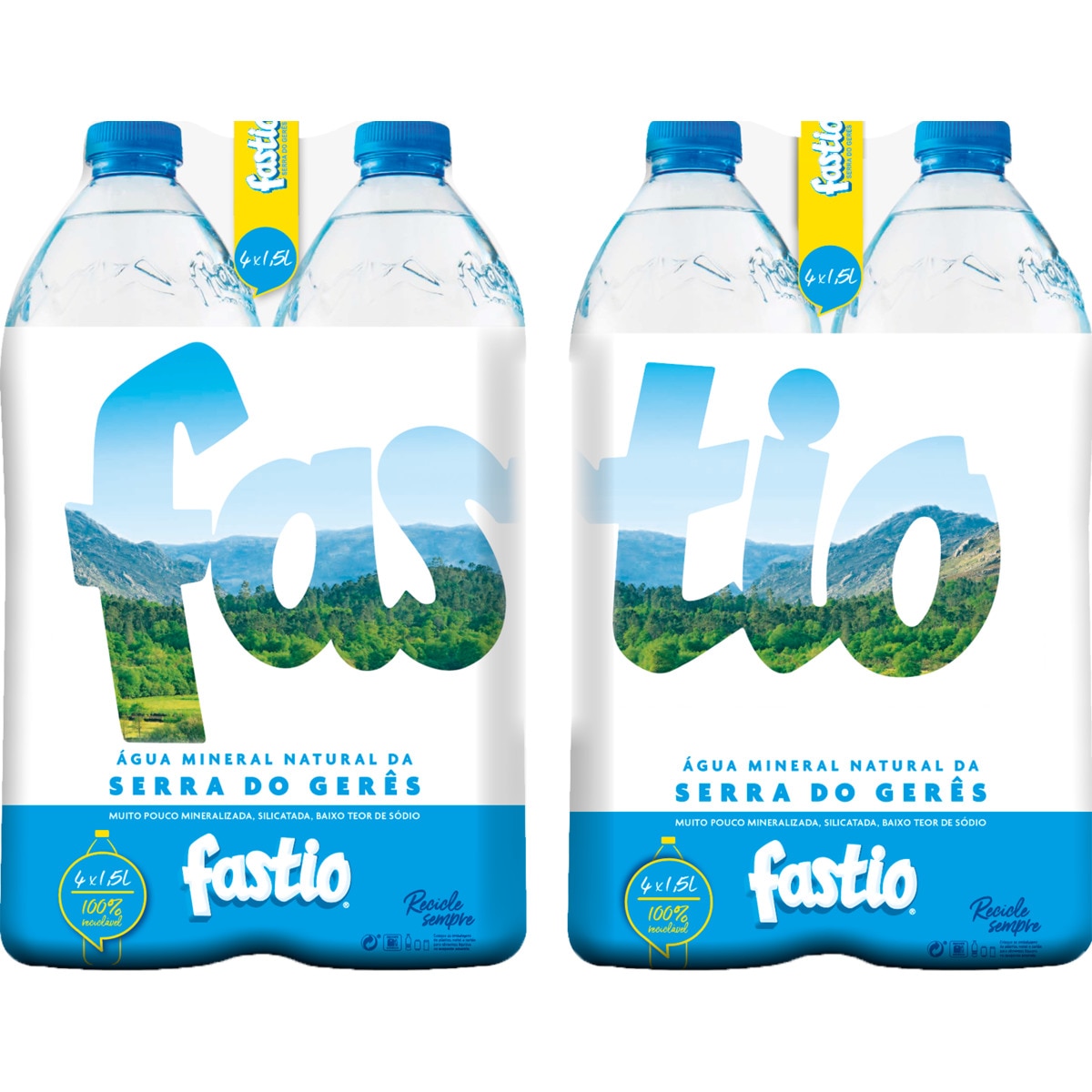 Água Natural Pack 4 unidades garrafa 1,5 L · Fastio · Supermercado El Corte Inglés El Corte Inglés