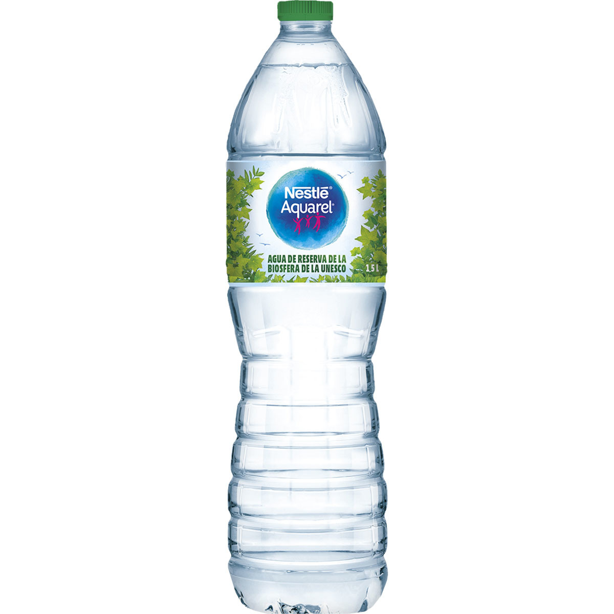 Agua mineral natural de mineralización débil botella 1,5 l · AQUAREL ...