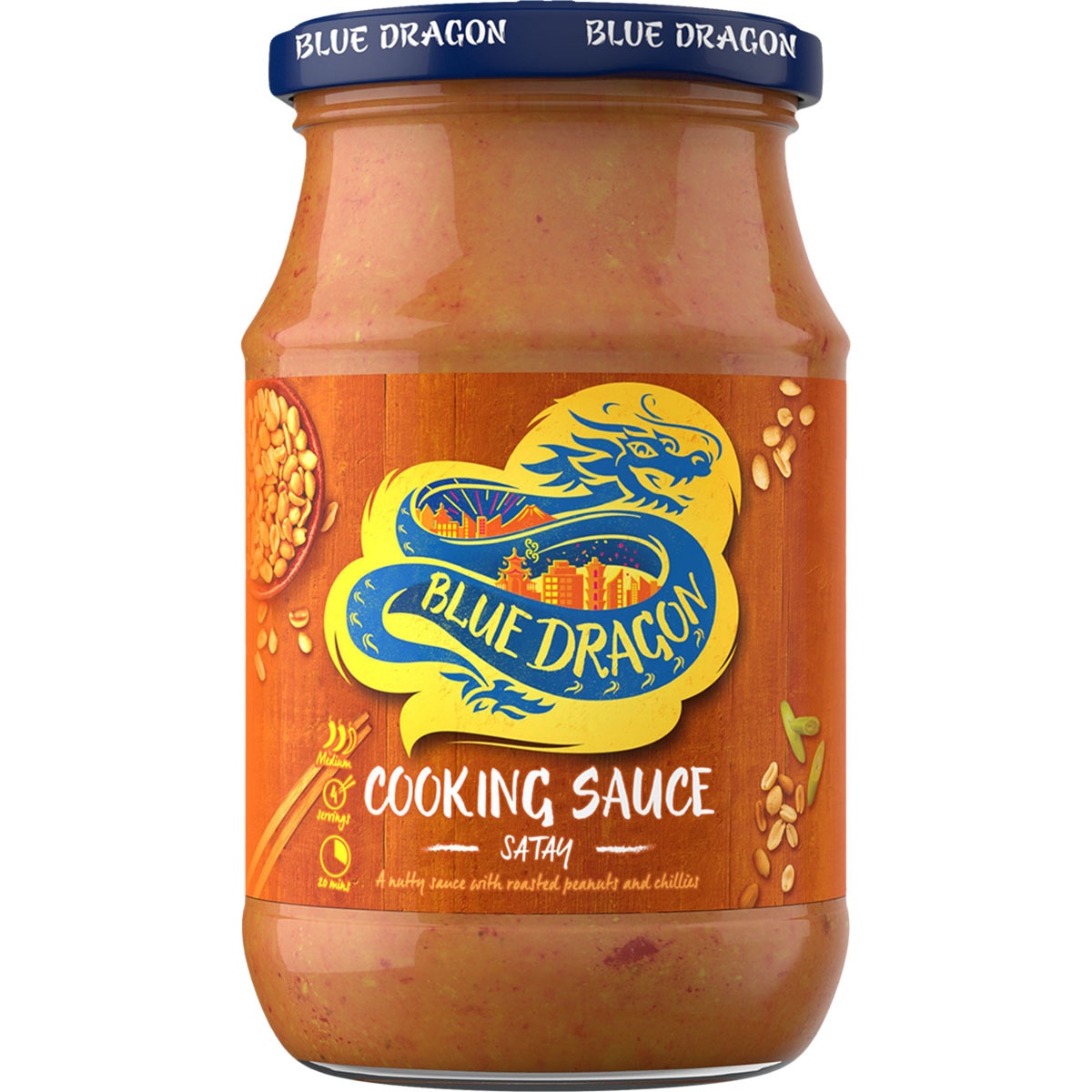 Salsa satay cooking frasco 385 g · BLUE DRAGON · Supermercado El Corte ...