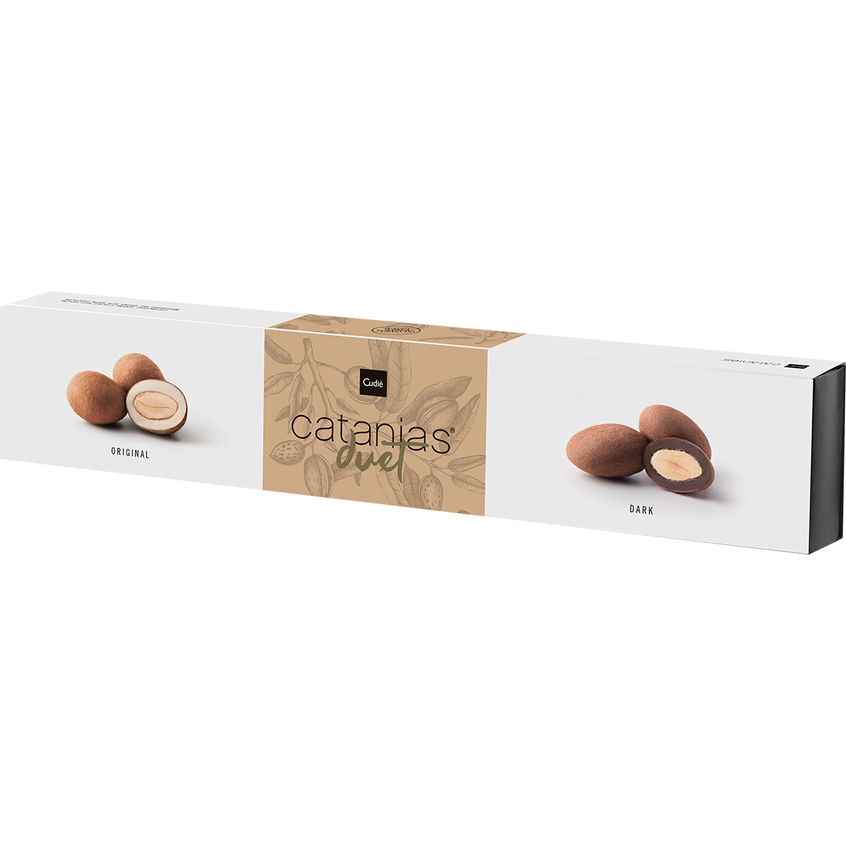 Catànies duet original bonbons and dark chocolate case 250 g · CUDIE ...