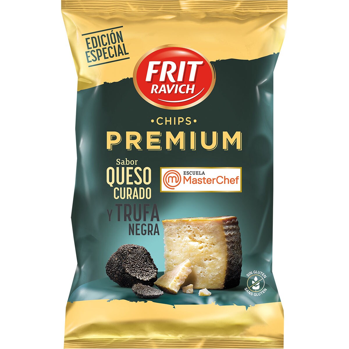 Comprar Patatas fritas sabor queso curado y trufa negra Sin Gluten ...