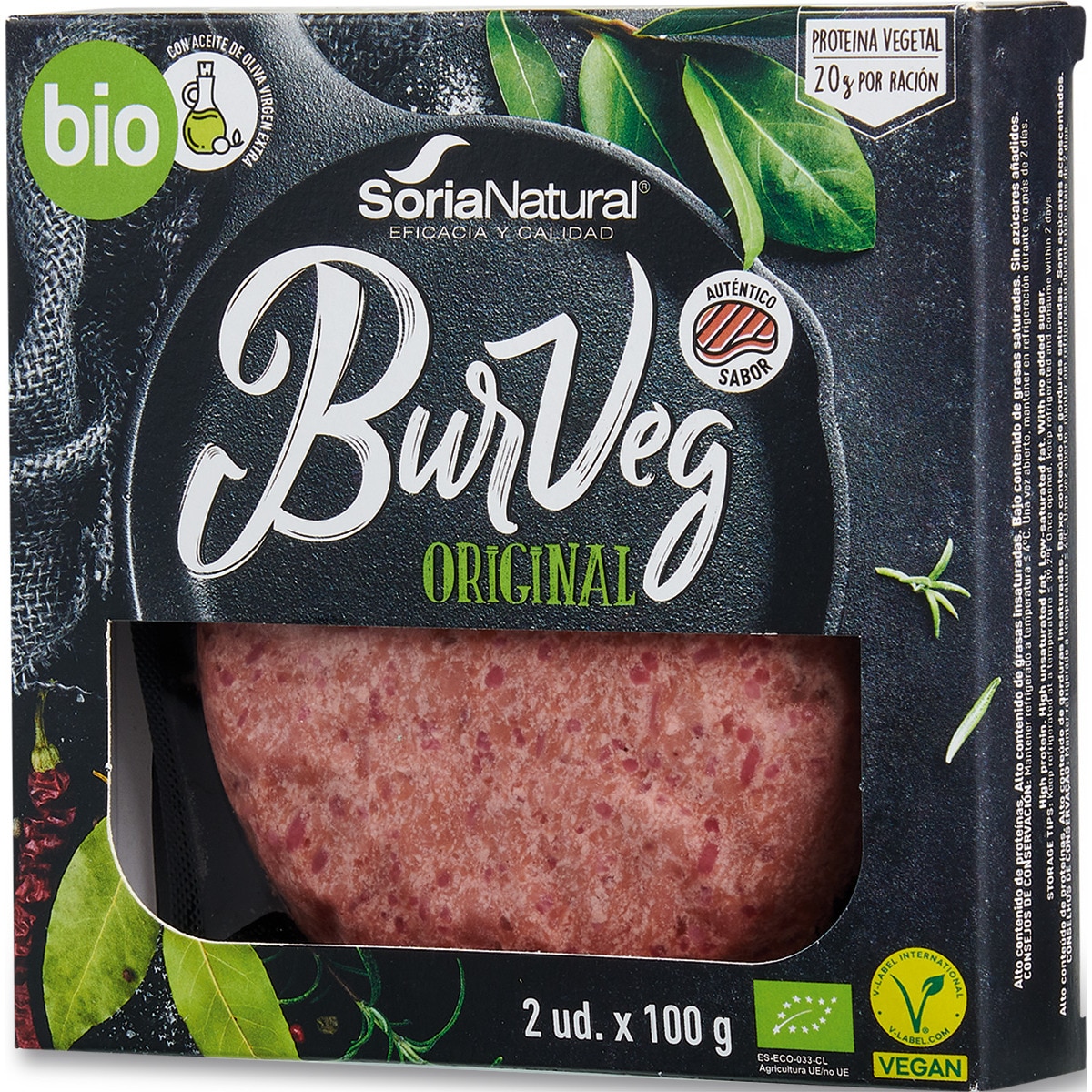 Burveg Original Vegal Pack 2 unidades embalagem 200 g · Soria Natural ...