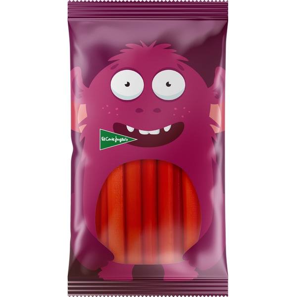 Comprar Tronquitos regalices rellenos de nata y fresa largos bolsa 200 ...