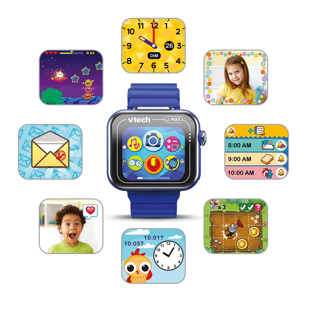 Kidizoom Smartwatch Max azul VTech · La Tienda en Casa