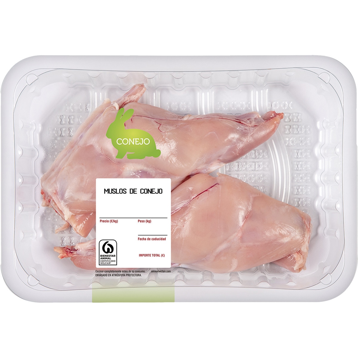 Muslos de conejo peso aproximado bandeja 640 g · Supermercado El Corte ...