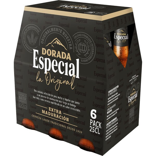 Cerveza rubia original extra maduración pack 6 botellas 25 cl · DORADA ...