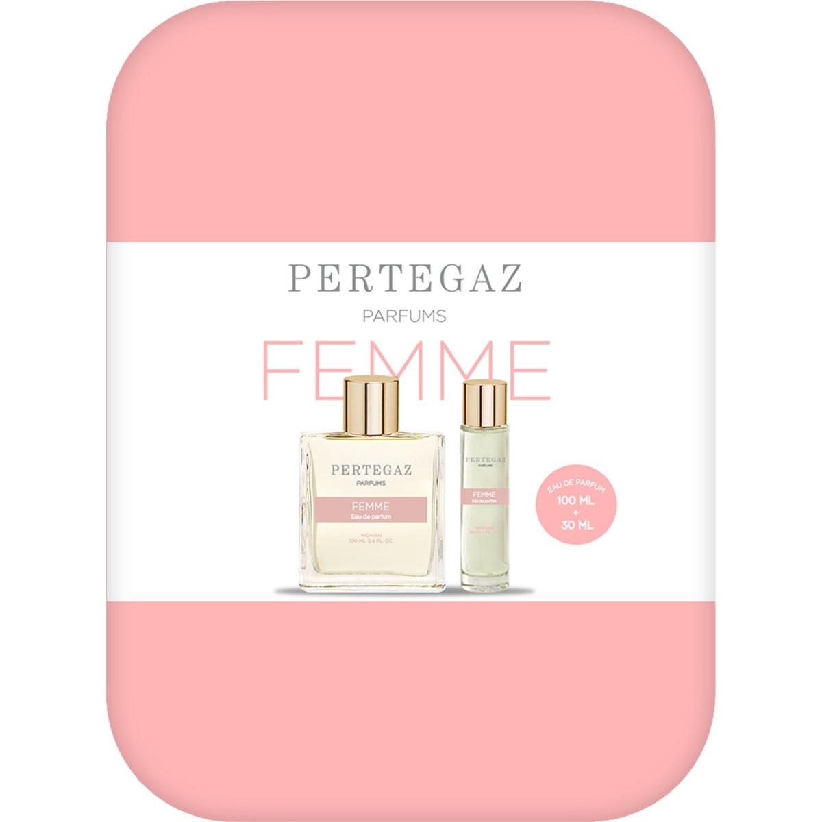 Femme estuche lata con eau de perfume femenina spray 100 ml + eau de ...