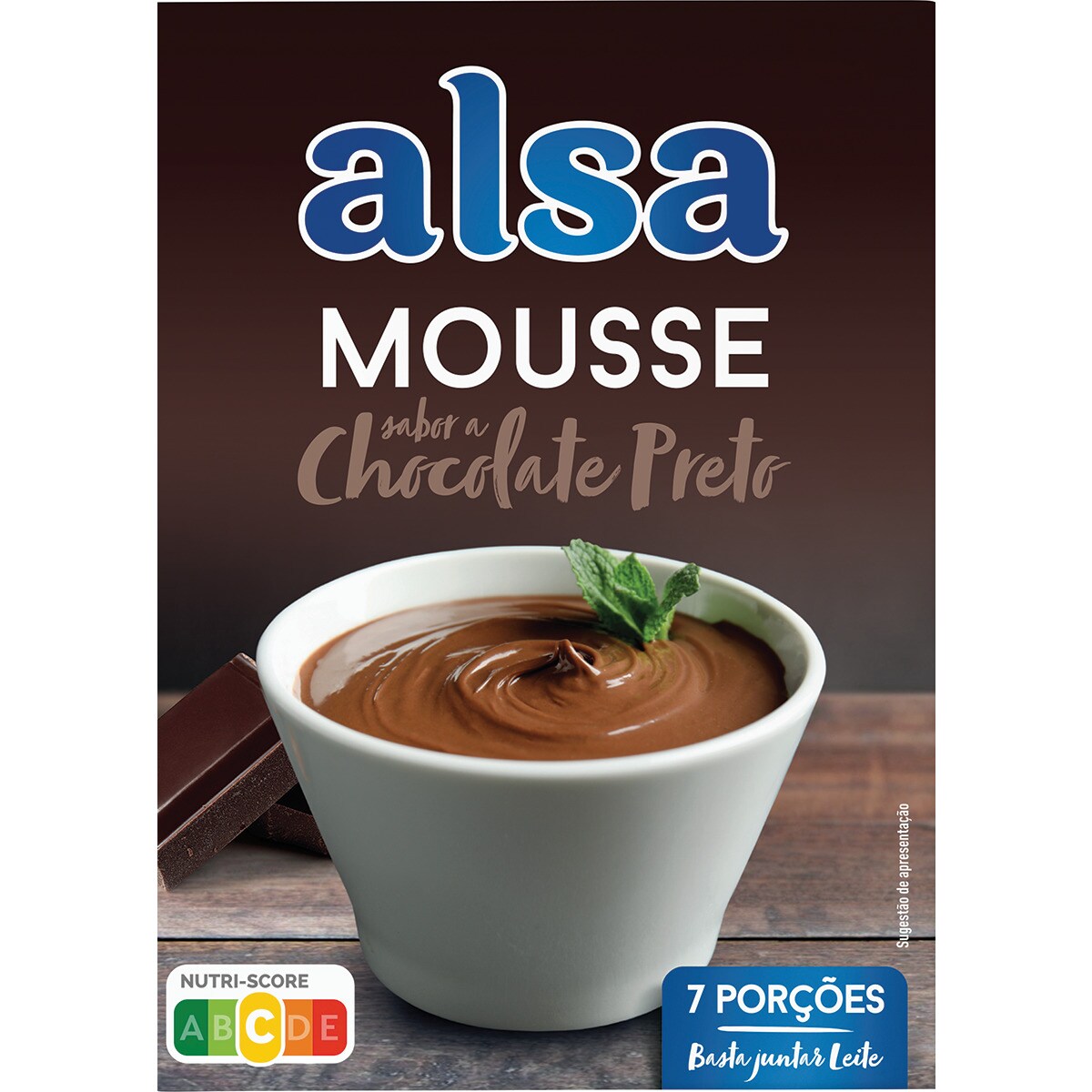 Mousse de Chocolate Preto embalagem 125 g · Alsa · Supermercado El ...