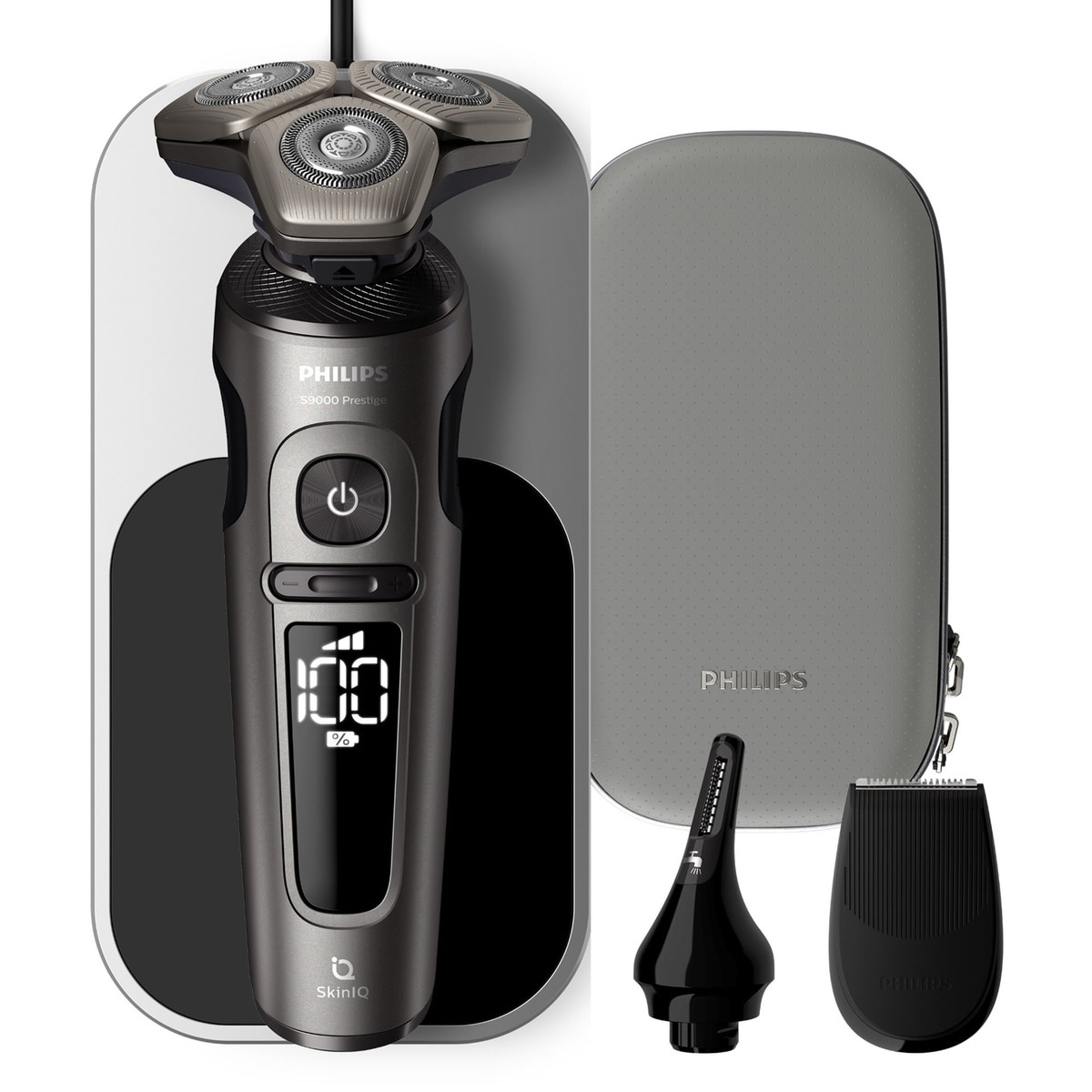 Afeitadora eléctrica Philips Serie 9000 Prestige, el mejor apurado, 60 ...