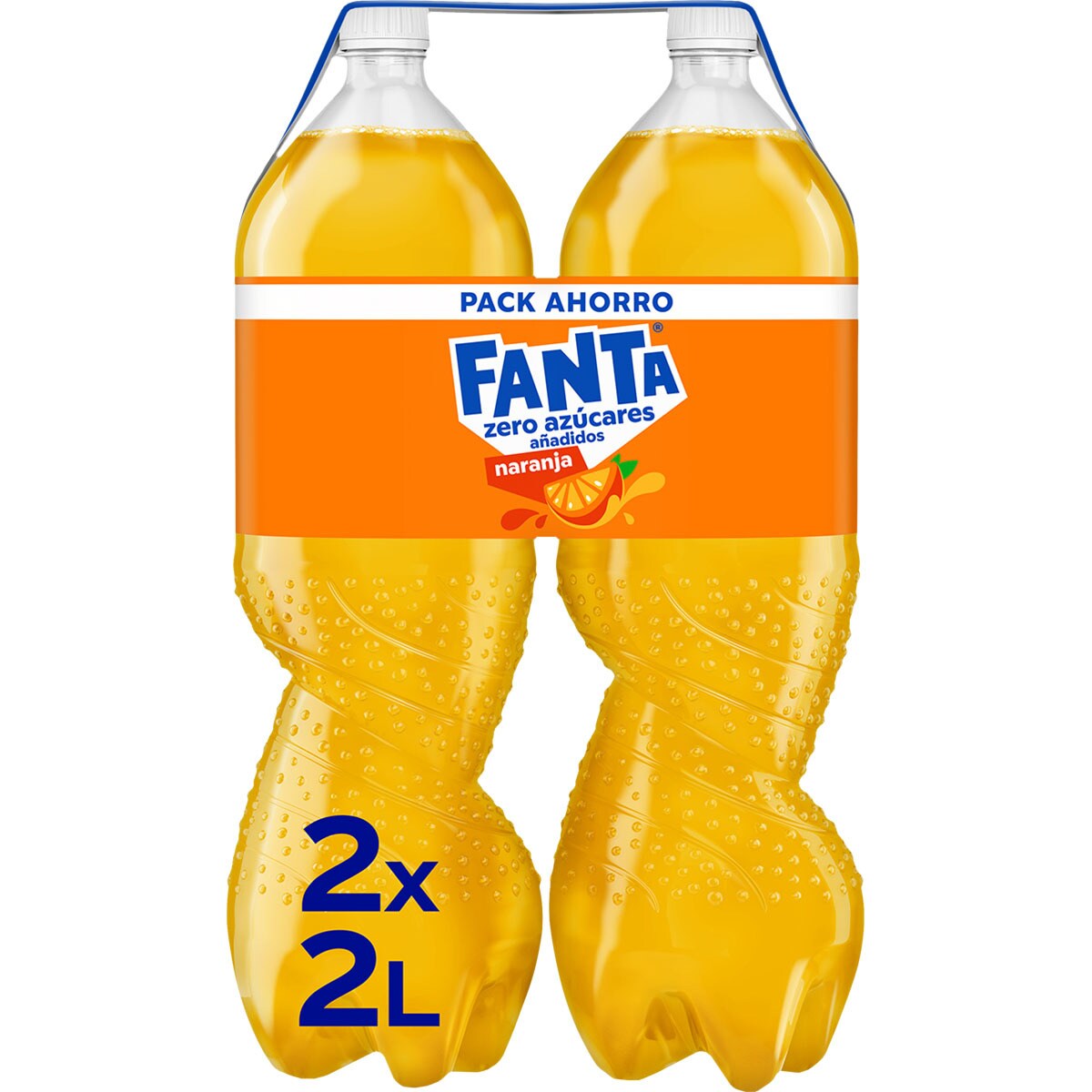 Refresco de naranja sin azúcar con gas pack 2 botellas 2 l · FANTA ZERO ...