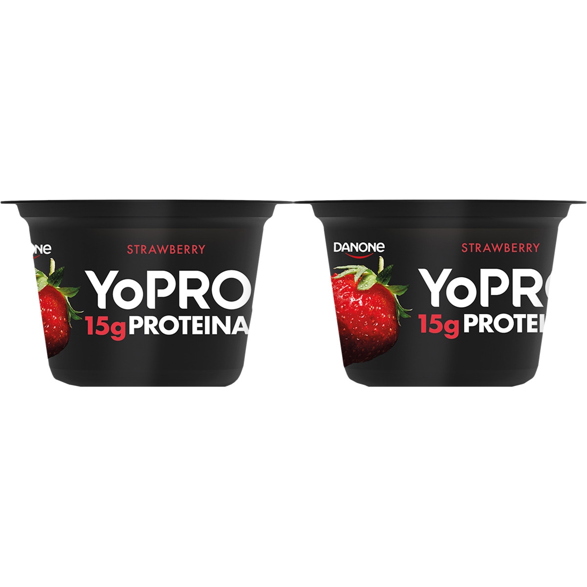 Yogur con proteínas con fresa pack 2 unidades 160 g · DANONE YOPRO ...