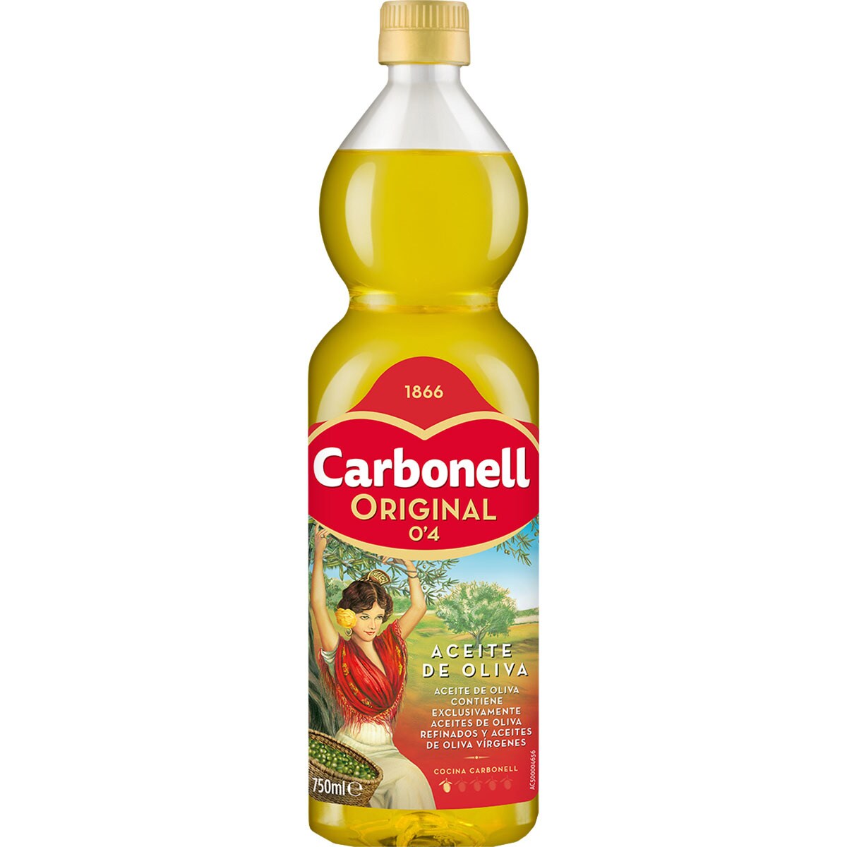 Aceite de oliva suave 0,4º botella 750 ml · CARBONELL · Supermercado El ...