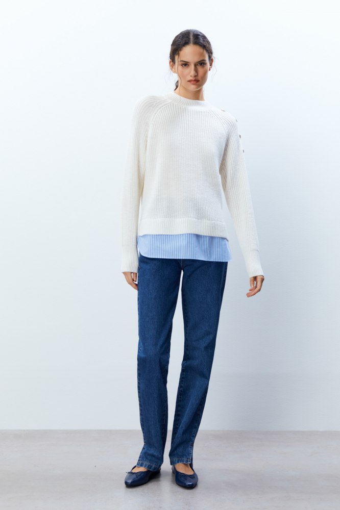 Jersey caja menguado - Mujer | Punto | Jerséis | SFERA