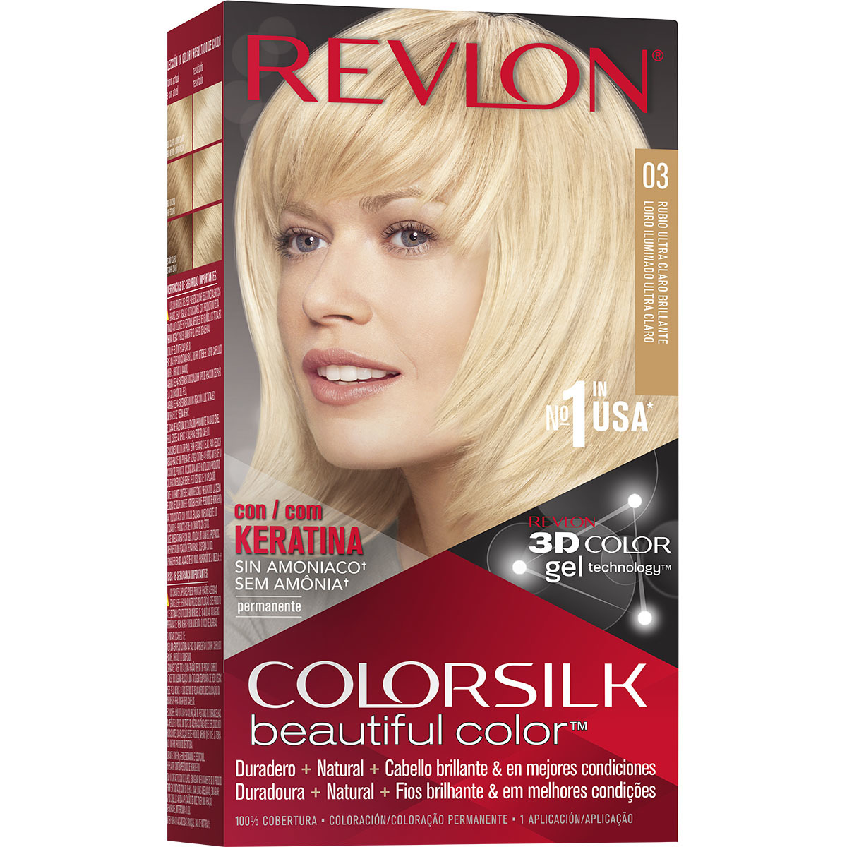 Tinte permanente sin amoniaco Beautiful Color Rubio Ultra Claro ...