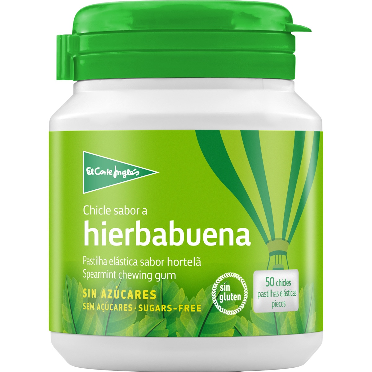 chicles con sabor a hierbabuena sin azúcar y sin gluten 50 unidades ...