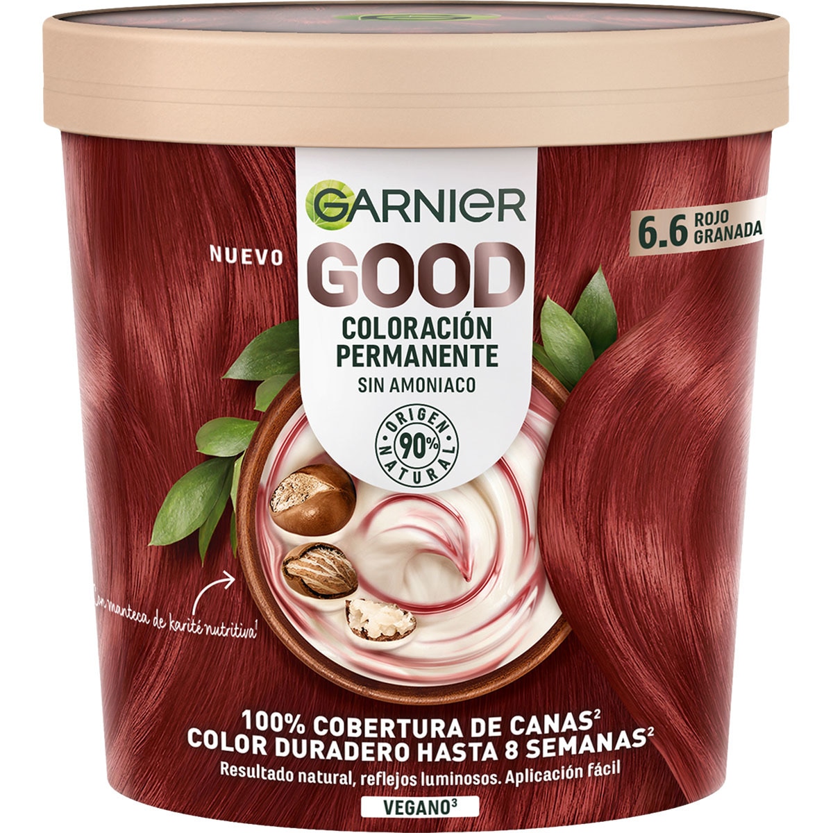 Good tinte Rojo Granada nº 6.6 coloración permanente con manteca de ...