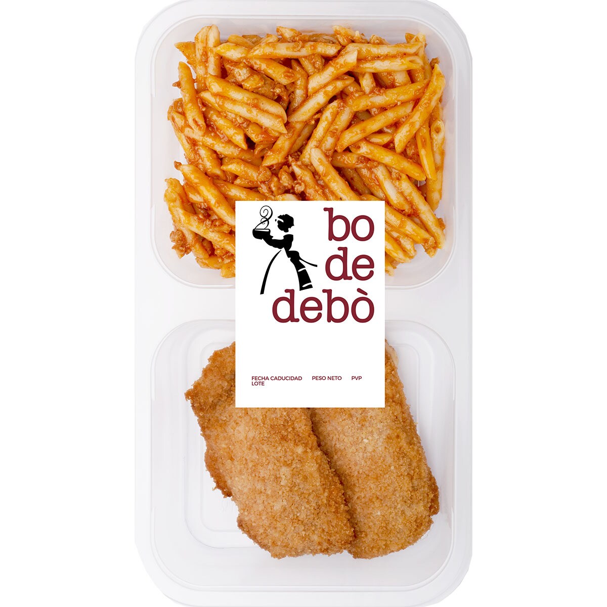 Dúo de macarrones y libritos de jamón y queso envase 350 g · BO DE DEBO · Supermercado El Corte ...