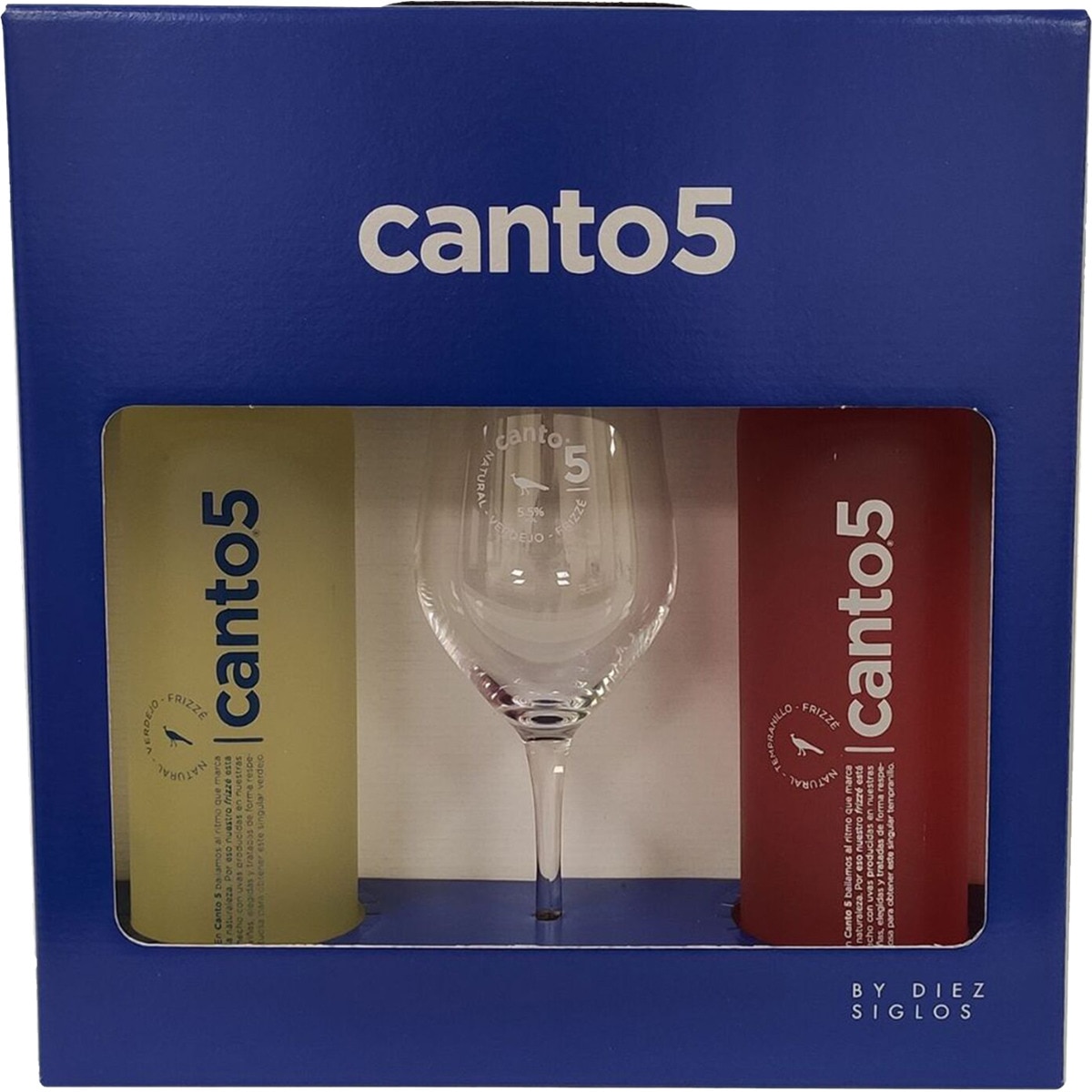 Vino blanco verdejo frizzante vino rosado tempranillo frizzante Estuche ...