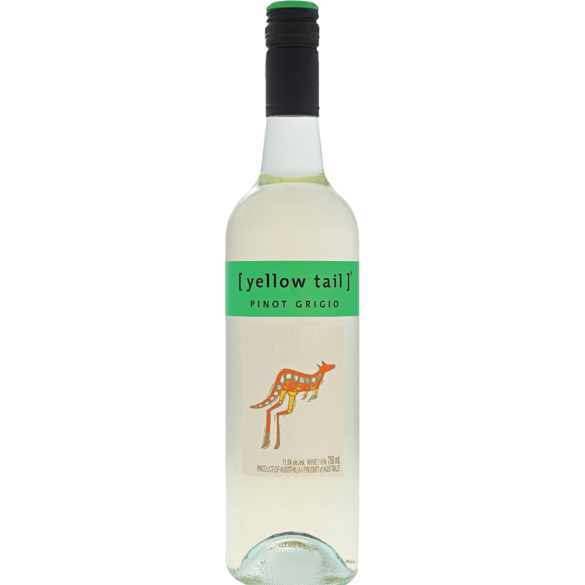 vino blanco pinot grigio de Australia botella 75 cl · YELLOW TAIL ...