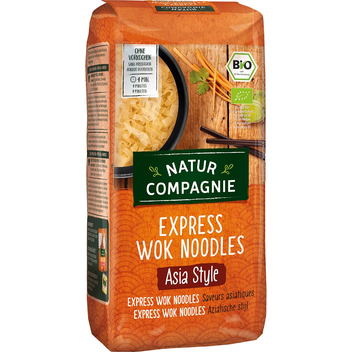 Noodles wok express estilo Asia ecológicos unidad 250 g · NATUR ...