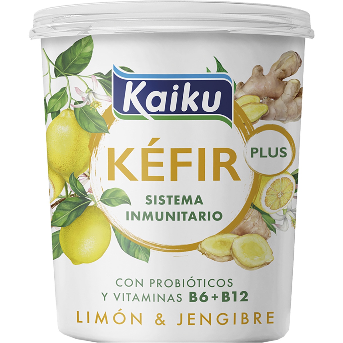 Kéfir de limón y jengibre envase 350 g · KAIKU · Supermercado El Corte ...
