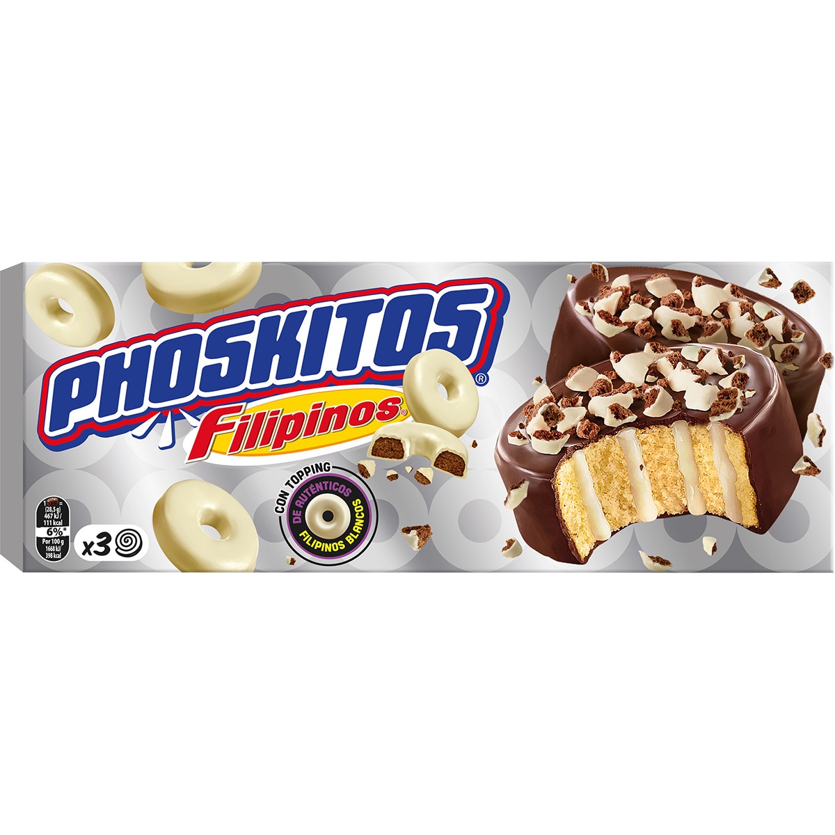 Comprar Bizcochitos de cacao rellenos de crema con topping de Filipinos ...