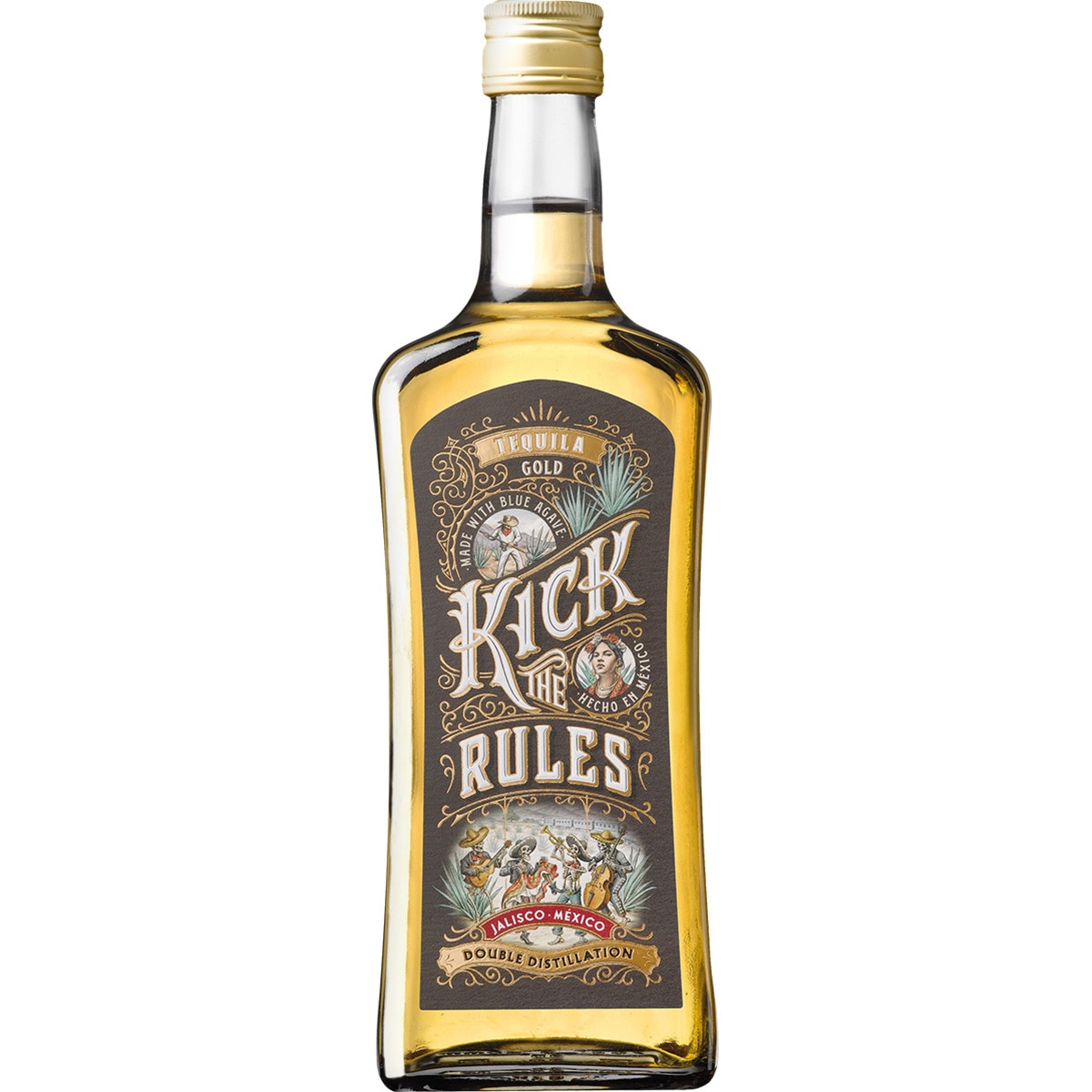 Gold tequila reposado botella 70 cl · KICK THE RULES · Supermercado El ...