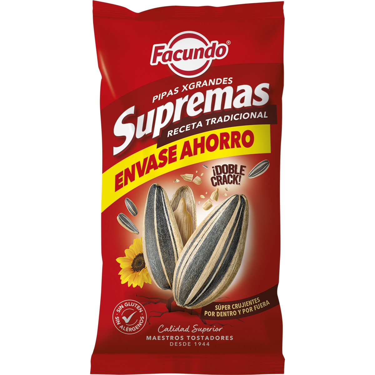 Pipas supremas Sin Gluten bolsa 190 g Envase Ahorro · FACUNDO ...