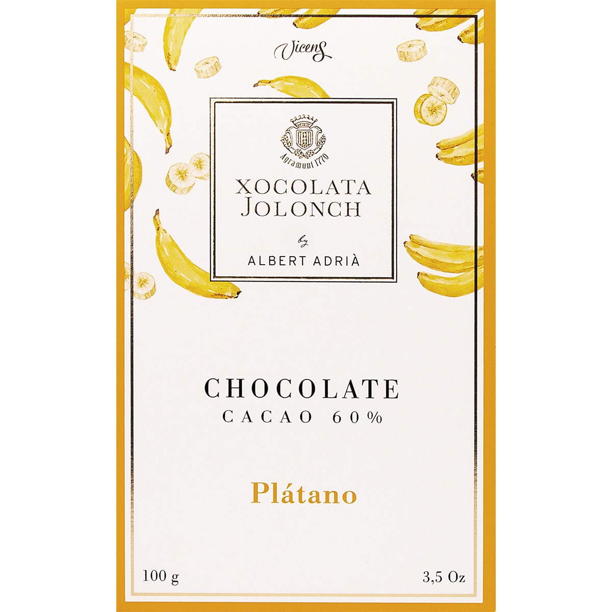 Chocolate negro 60% cacao con plátano tableta 100 g · JOLONCH · Supermercado El Corte Inglés El ...