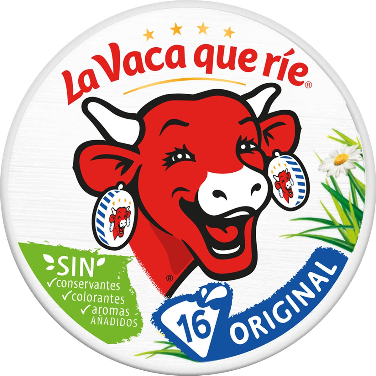 Queso fundido natural 16 porciones caja 250 g · LA VACA QUE RIE ...