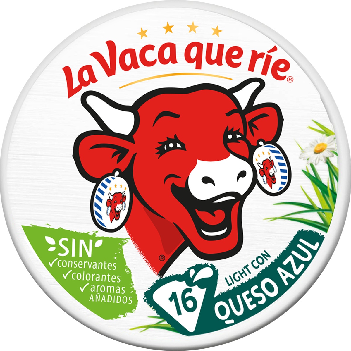 Queso fundido con queso azul light 16 porciones caja 250 g · LA VACA ...