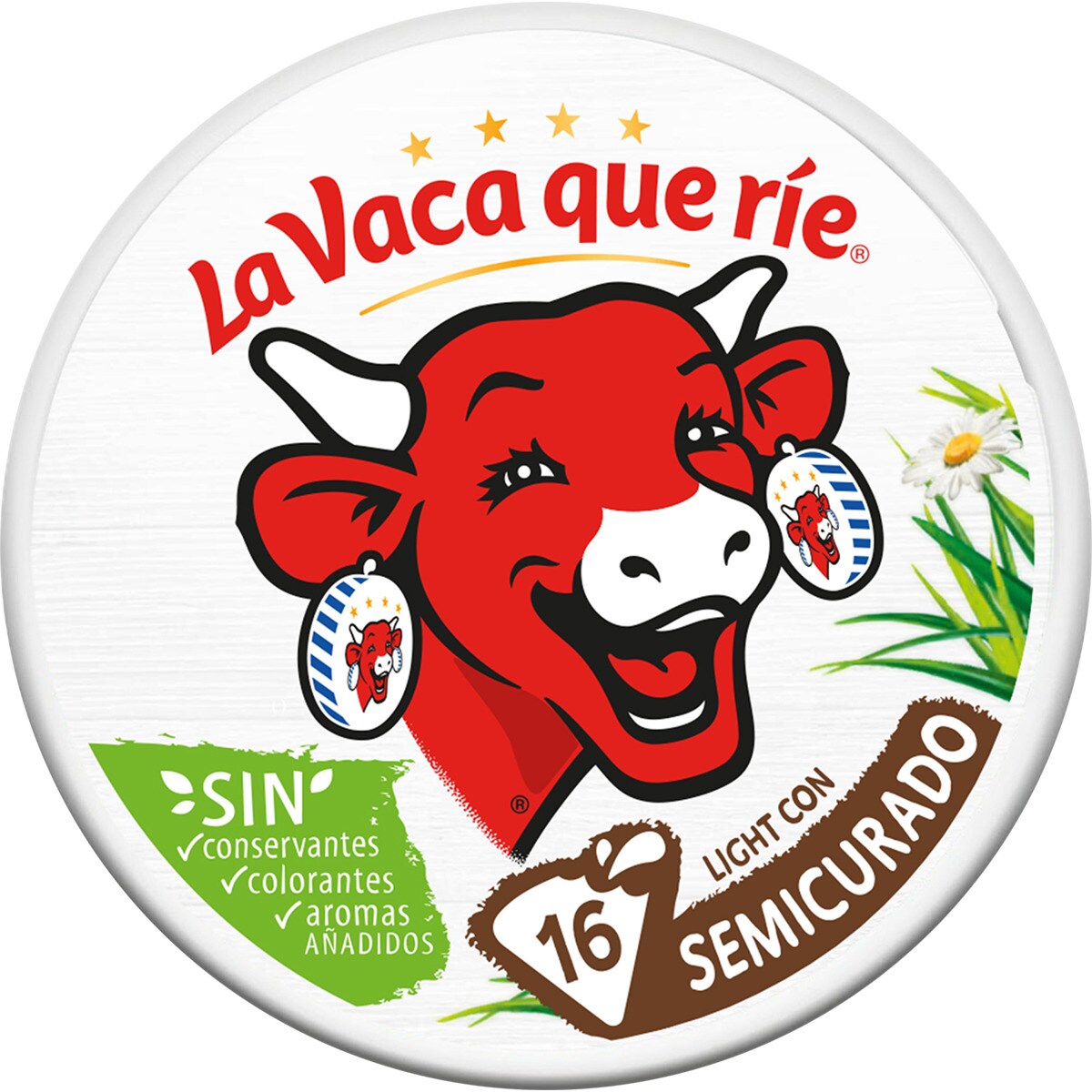 Queso fundido con queso semicurado light 16 porciones caja 250 g · LA ...