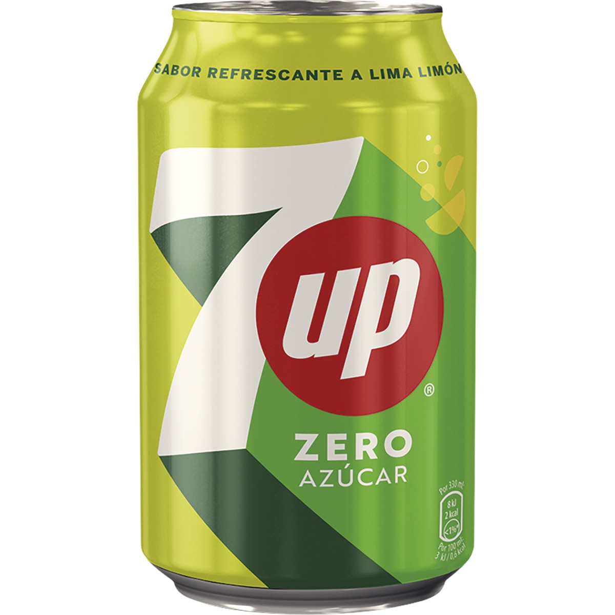 Comprar Refresco de lima limón con gas sin azúcar lata 33 cl · SEVEN UP ...