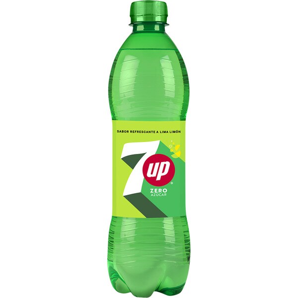 refresco de lima limón con gas zero azúcar botella 50 cl · SEVEN UP ...