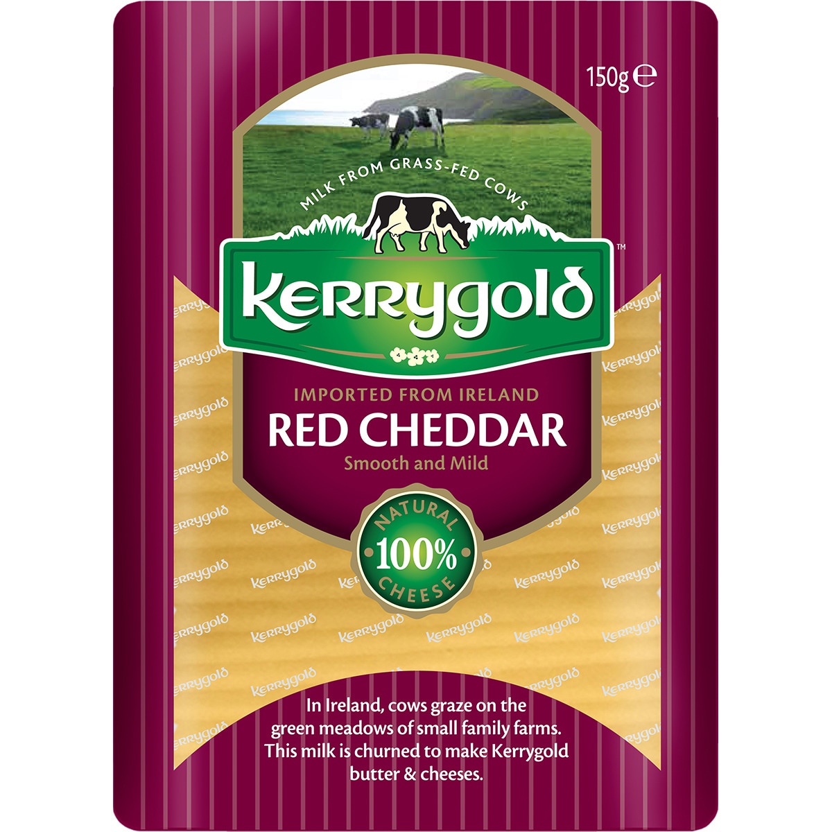 Queso irlandés cheddar de vaca rojo elaborado con leche pasteurizada en ...