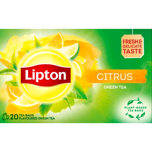 Chá Verde Citrus embalagem 20 unidades · Lipton · Supermercado El Corte ...