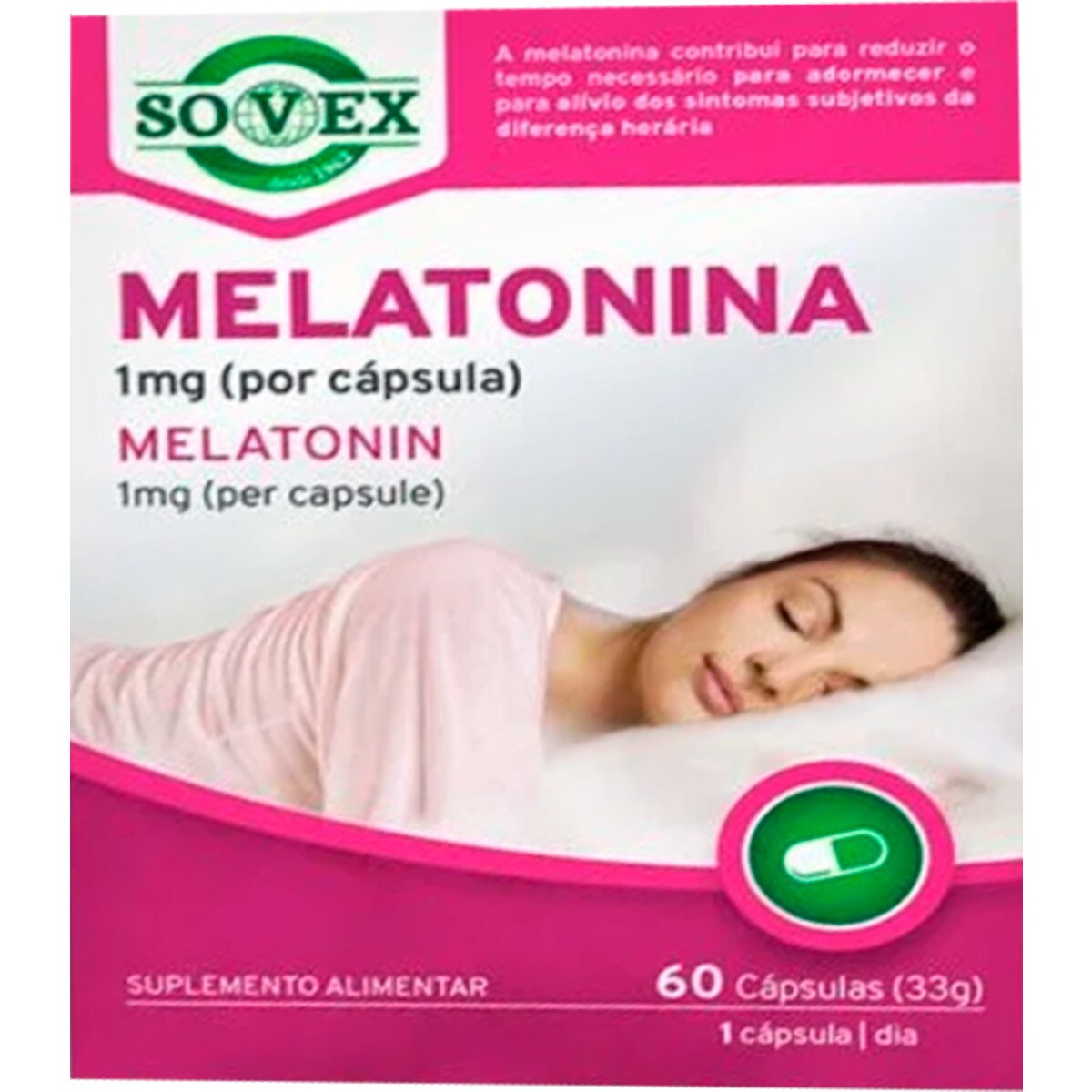 Melatonina embalagem 60 cápsulas · Sovex · Supermercado El Corte Inglés ...
