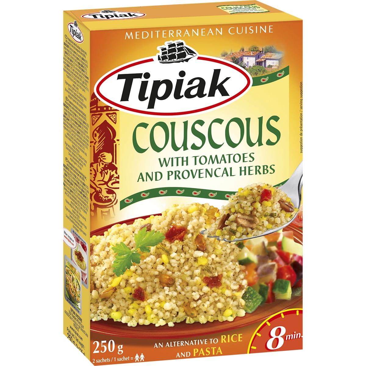Cous cous tomate y hierbas paquete 250 g · TIPIAK · Supermercado El ...