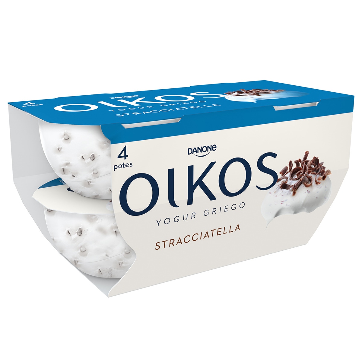 Yogur griego stracciatella pack 4 unidades 110 g · DANONE OIKOS · Supermercado El Corte Inglés ...