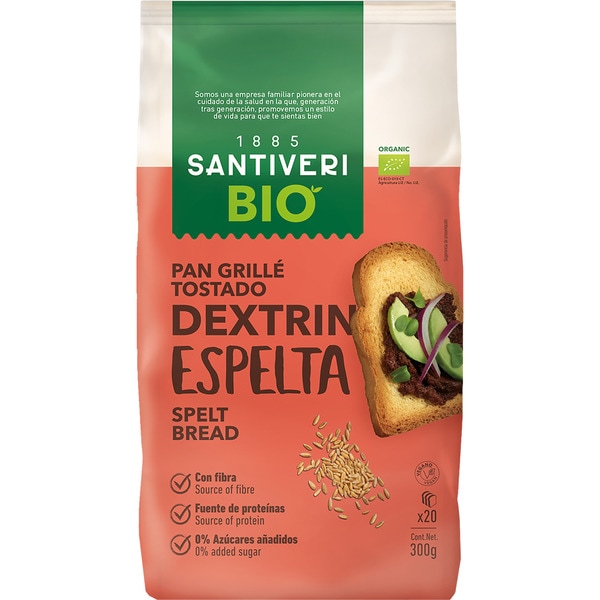 Comprar Organic Bio pan tostado dextrin con espelta ecológico paquete ...