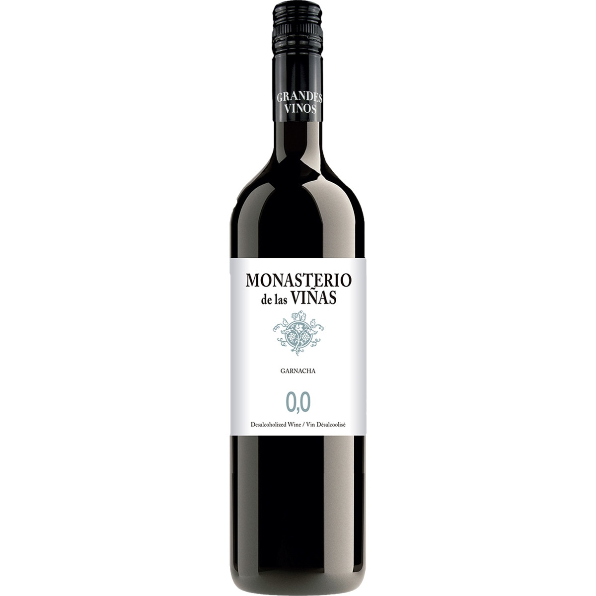 Vino tinto sin alcohol 0.0 garnacha botella 75 cl · MONASTERIO DE LAS ...