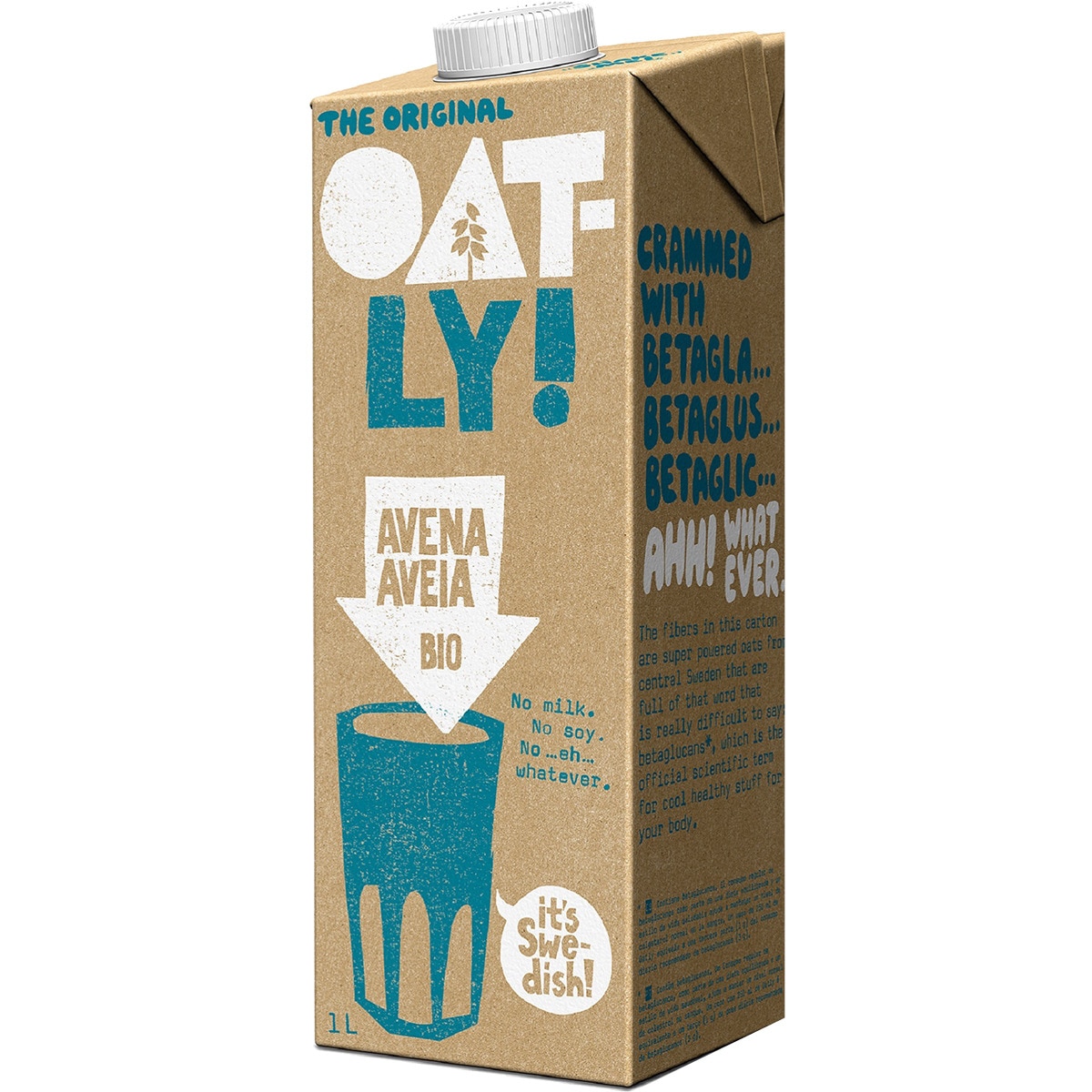 BIO bebida de avena envase 1 l · OATLY · Supermercado El Corte Inglés ...