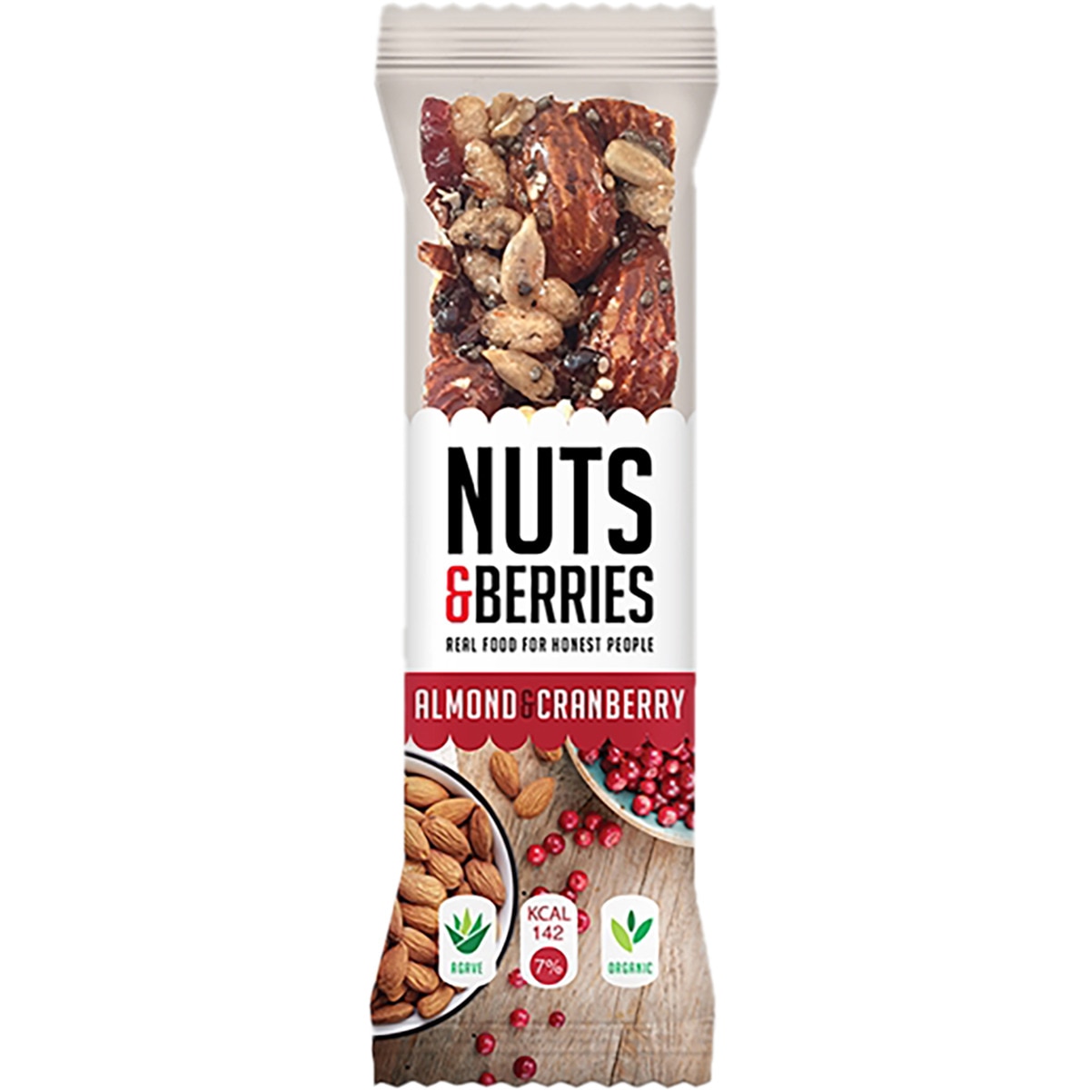 barrita ecológica con almendras y arándanos envase 30 g · NUTS ...