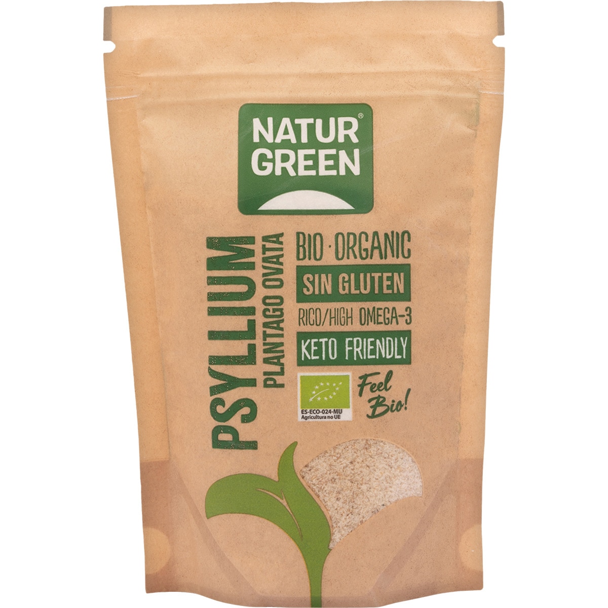 psyllium plantago ovata ecológico y sin gluten envase 100 g ...