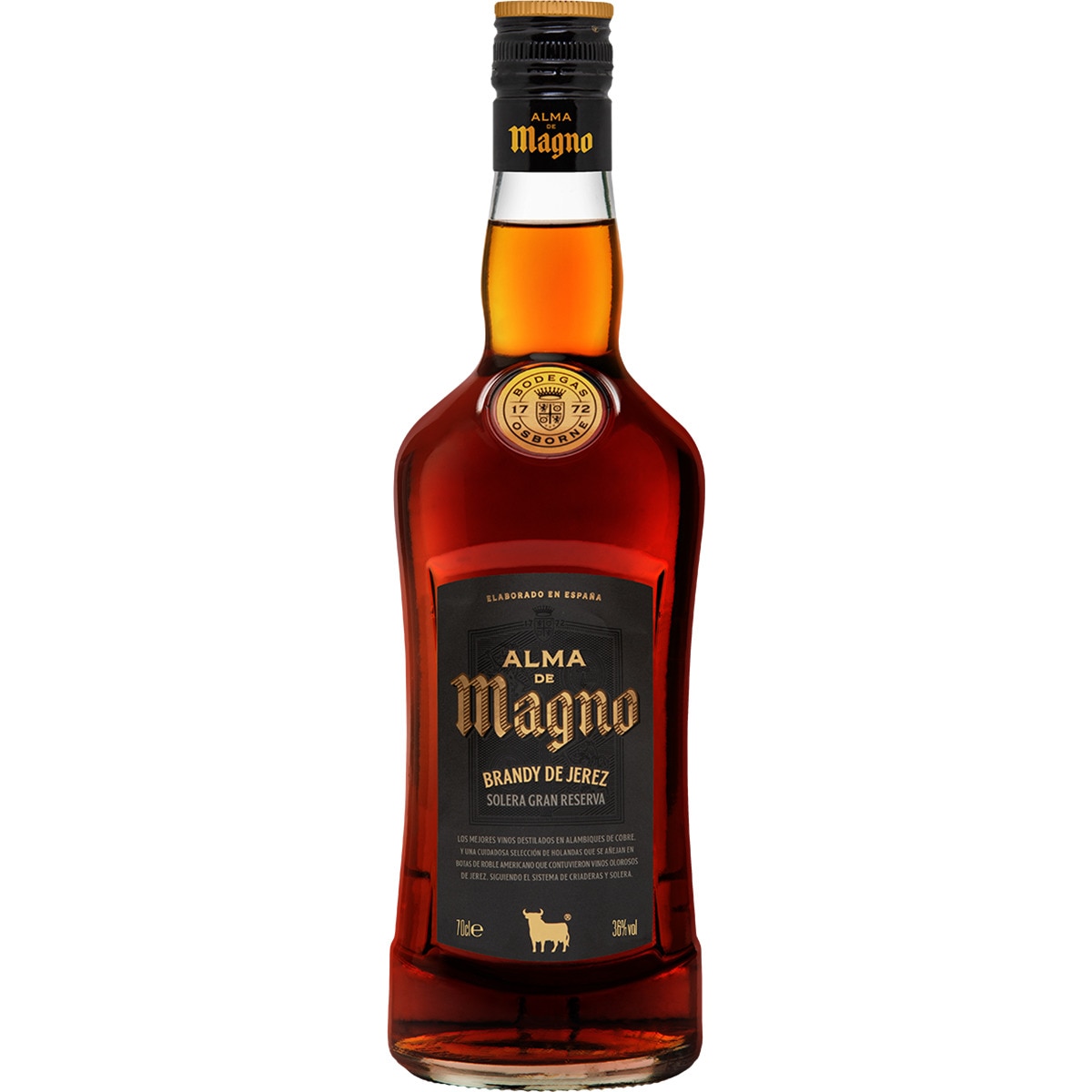 brandy Solera gran reserva de Jerez botella 70 cl · ALMA DE MAGNO ...