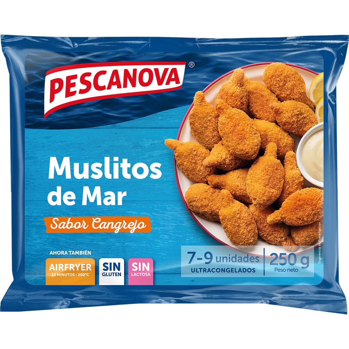 Muslitos de mar sin gluten y sin lactosa estuche 250 g · PESCANOVA ...