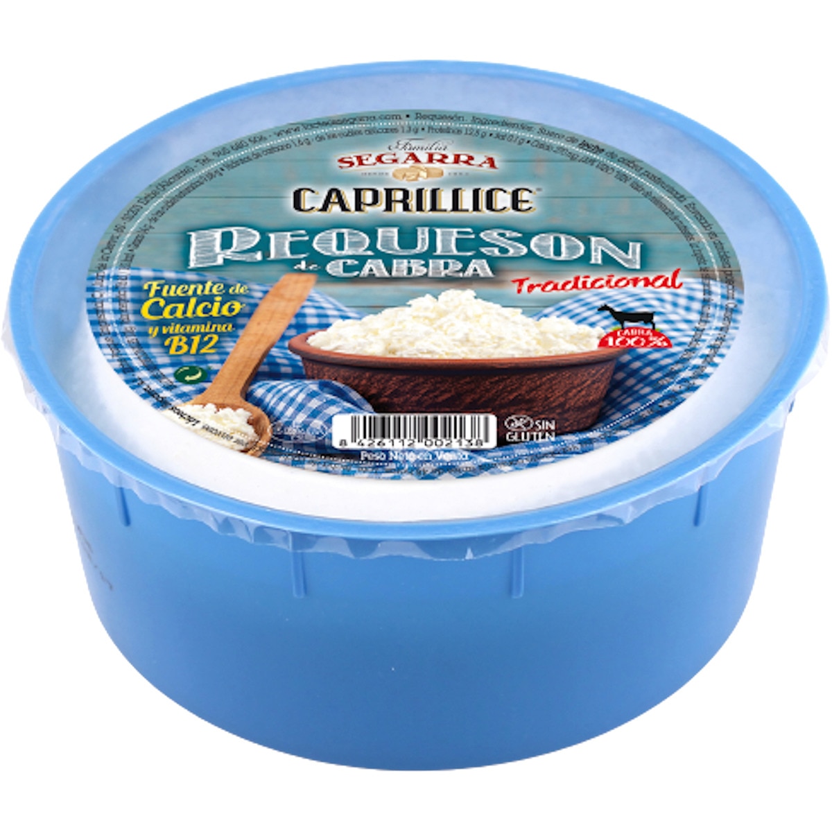requesón de cabra elaborado con leche pasteurizada peso aproximado ...