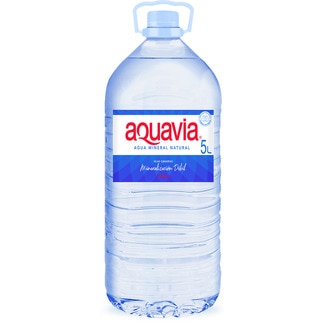 Agua mineral natural de mineralización débil garrafa 5 l · AQUAVIA ...